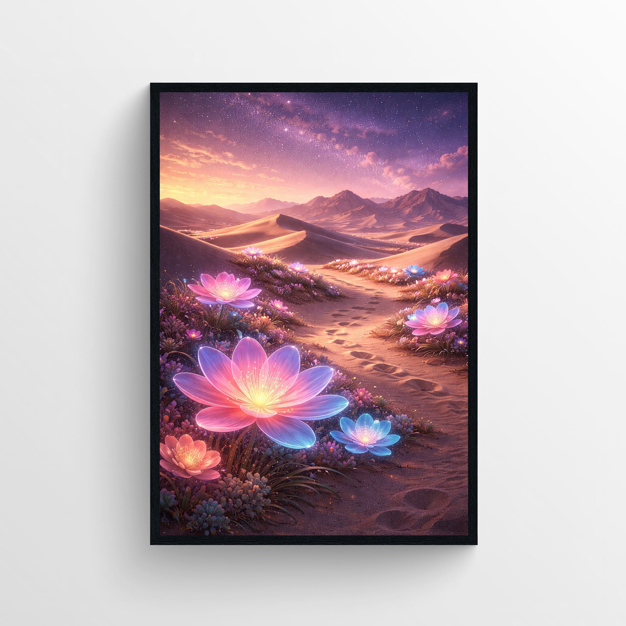 Blooming Mirage Trippy Poster | Colorful Wall Decor - CollegeWares
