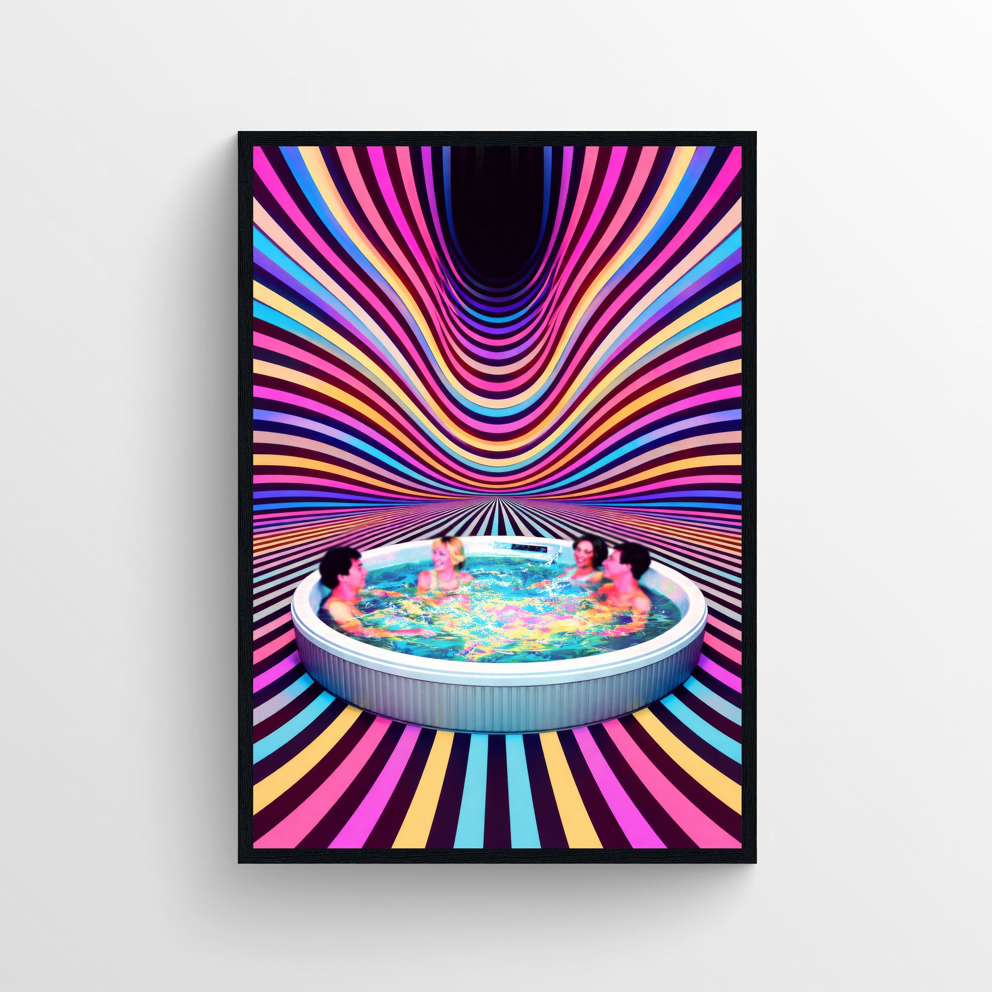 Comfort Zone Trippy Poster | Colorful Wall Decor - CollegeWares