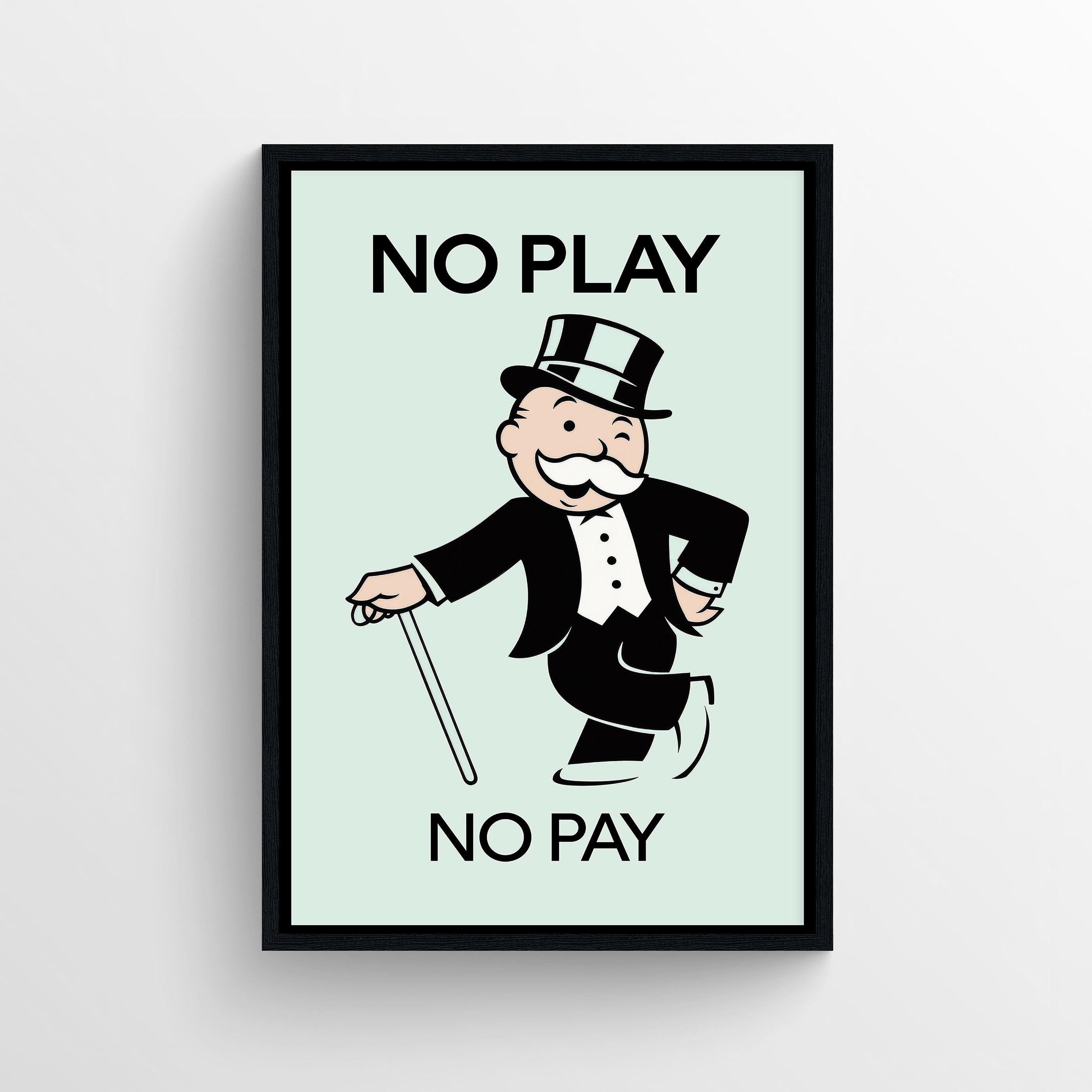 Earn Your Keep Monopoly Poster | Inspirational Decor - CollegeWares