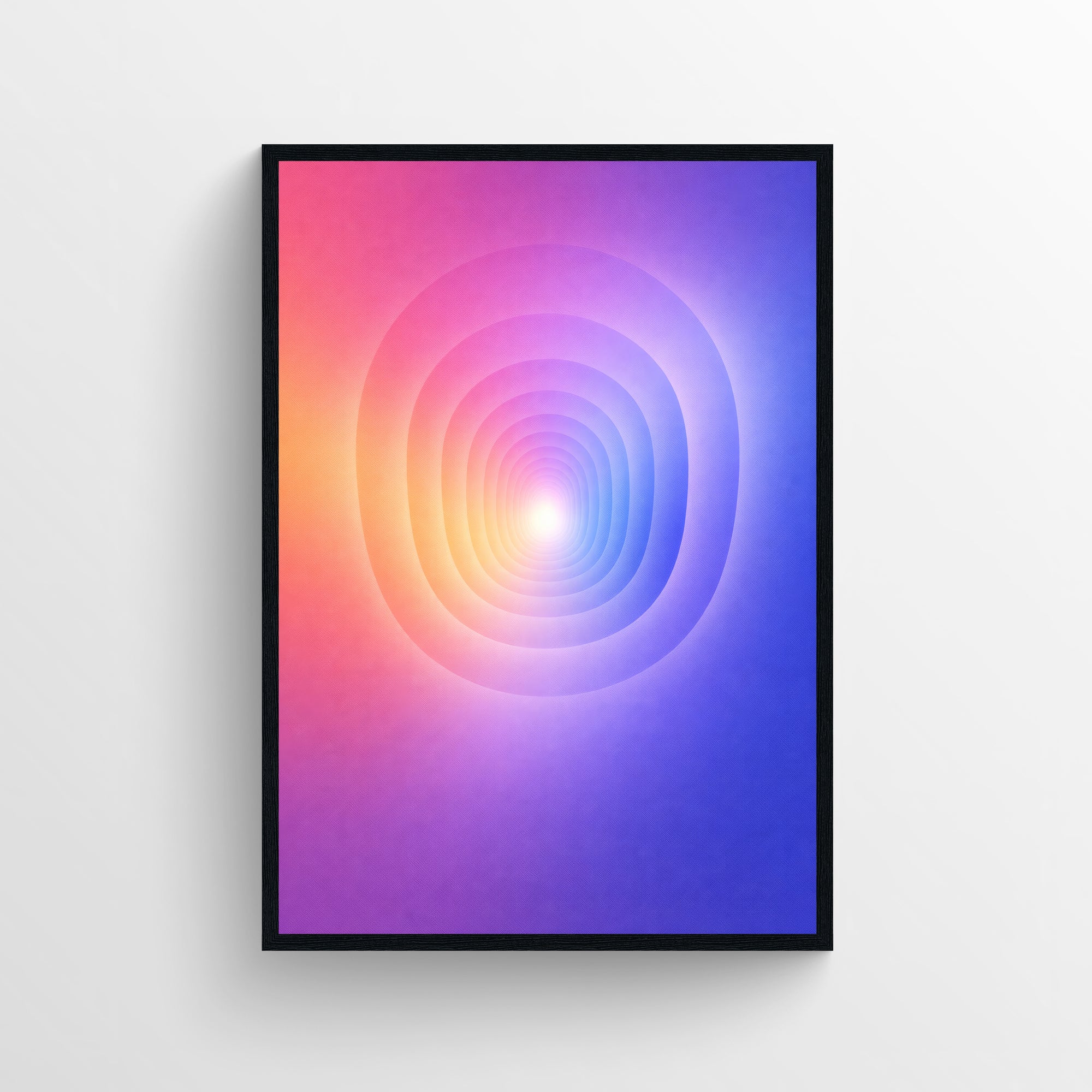 Gradient Portal Trippy Poster | Colorful Wall Decor - CollegeWares