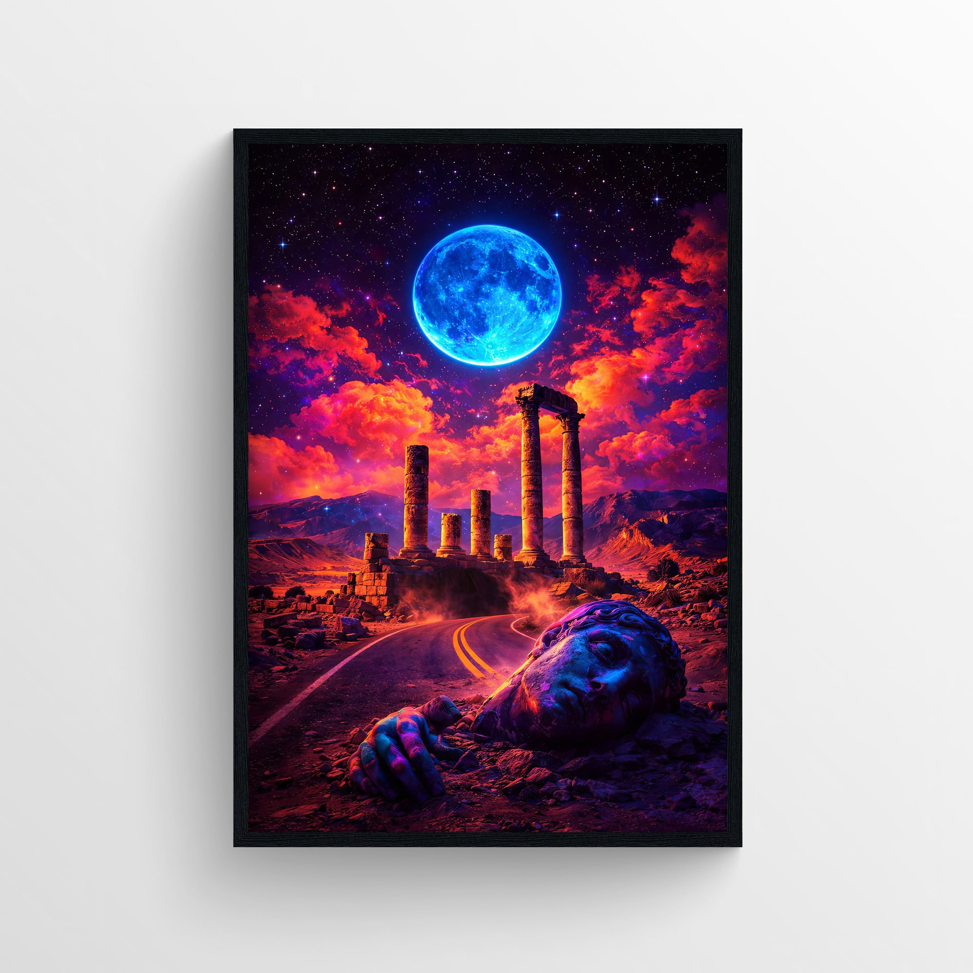 Neon Relic Trippy Poster | Colorful Wall Decor - CollegeWares