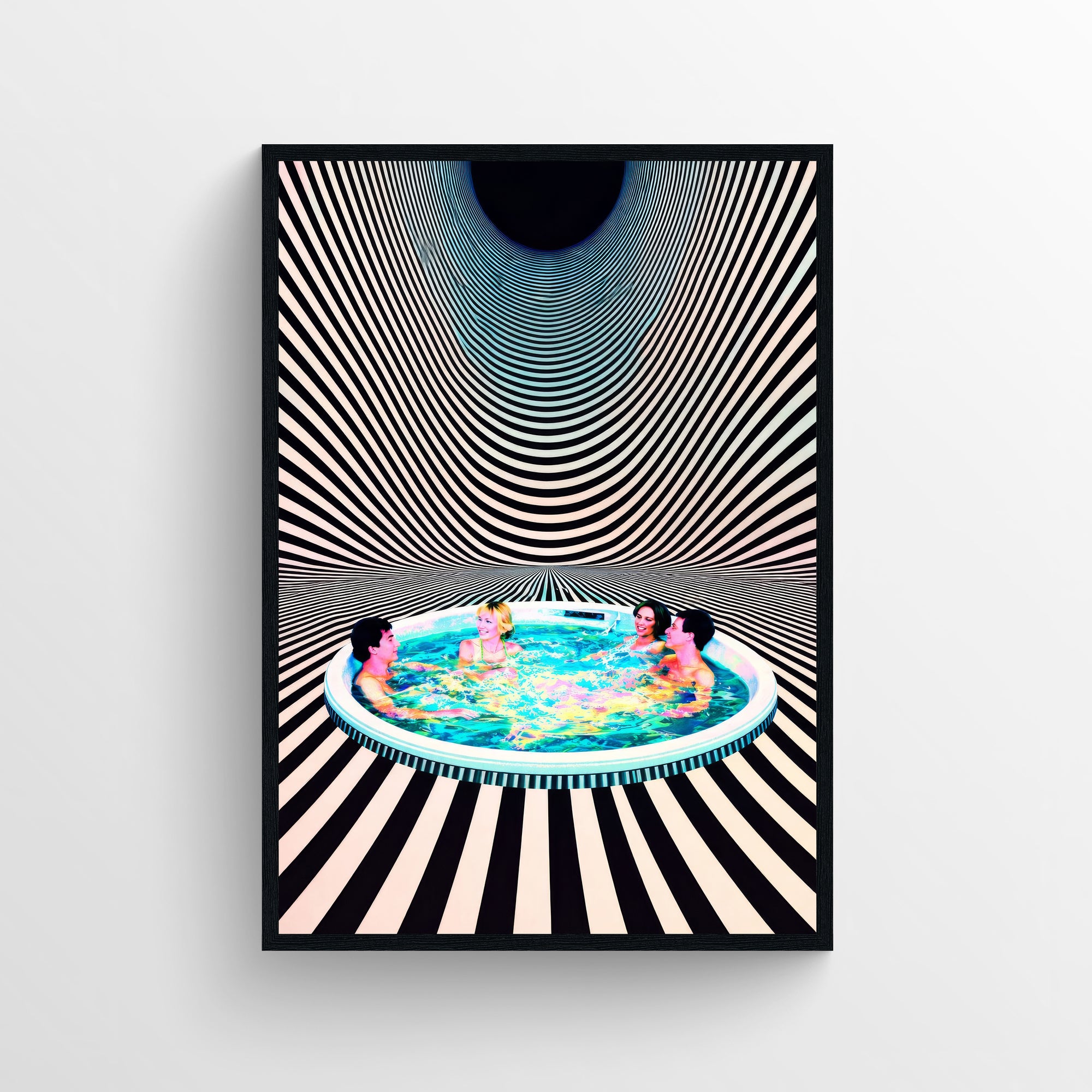 Nothing Happens Trippy Poster | Colorful Wall Decor - CollegeWares