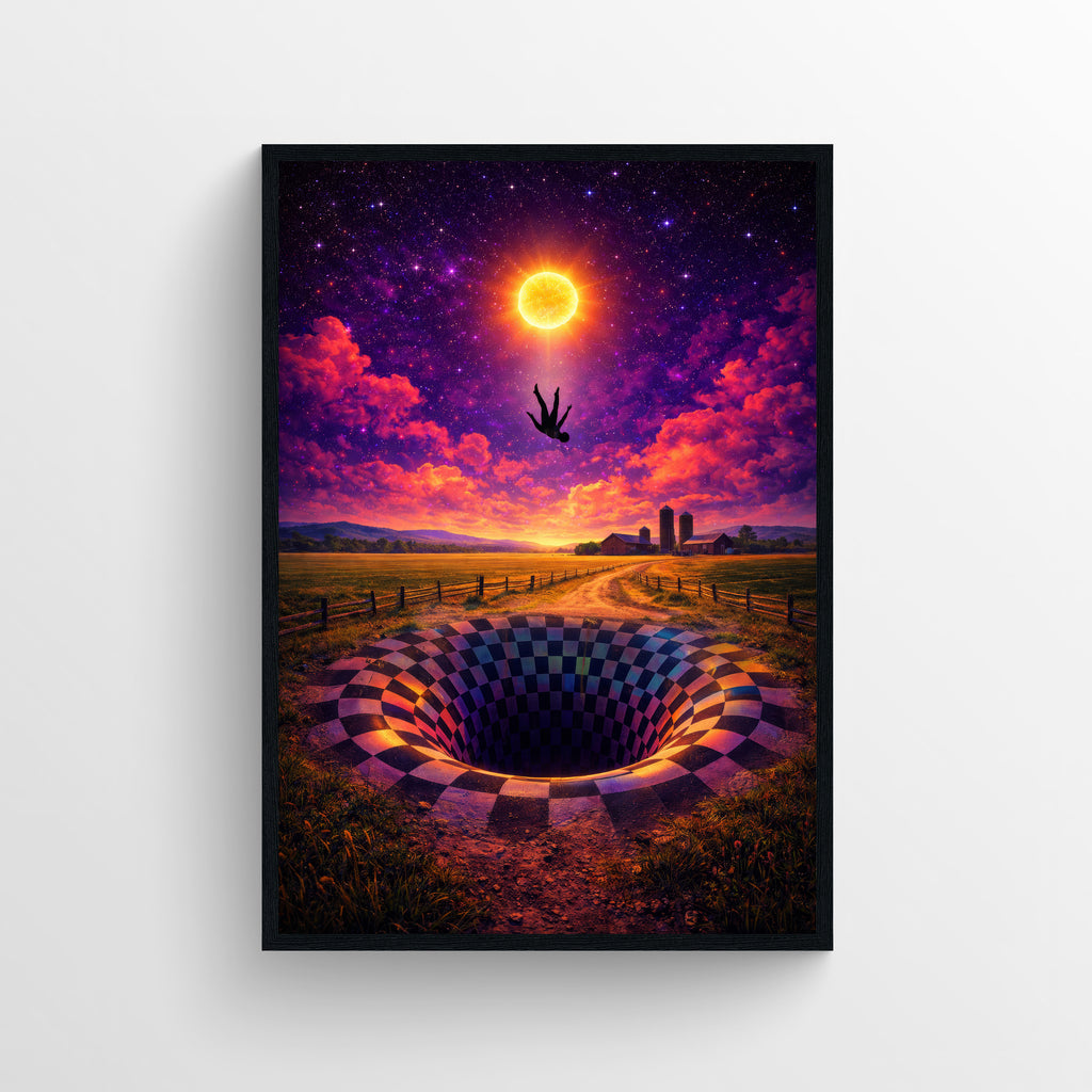 Point of No Return Trippy Poster | Colorful Wall Decor - CollegeWares