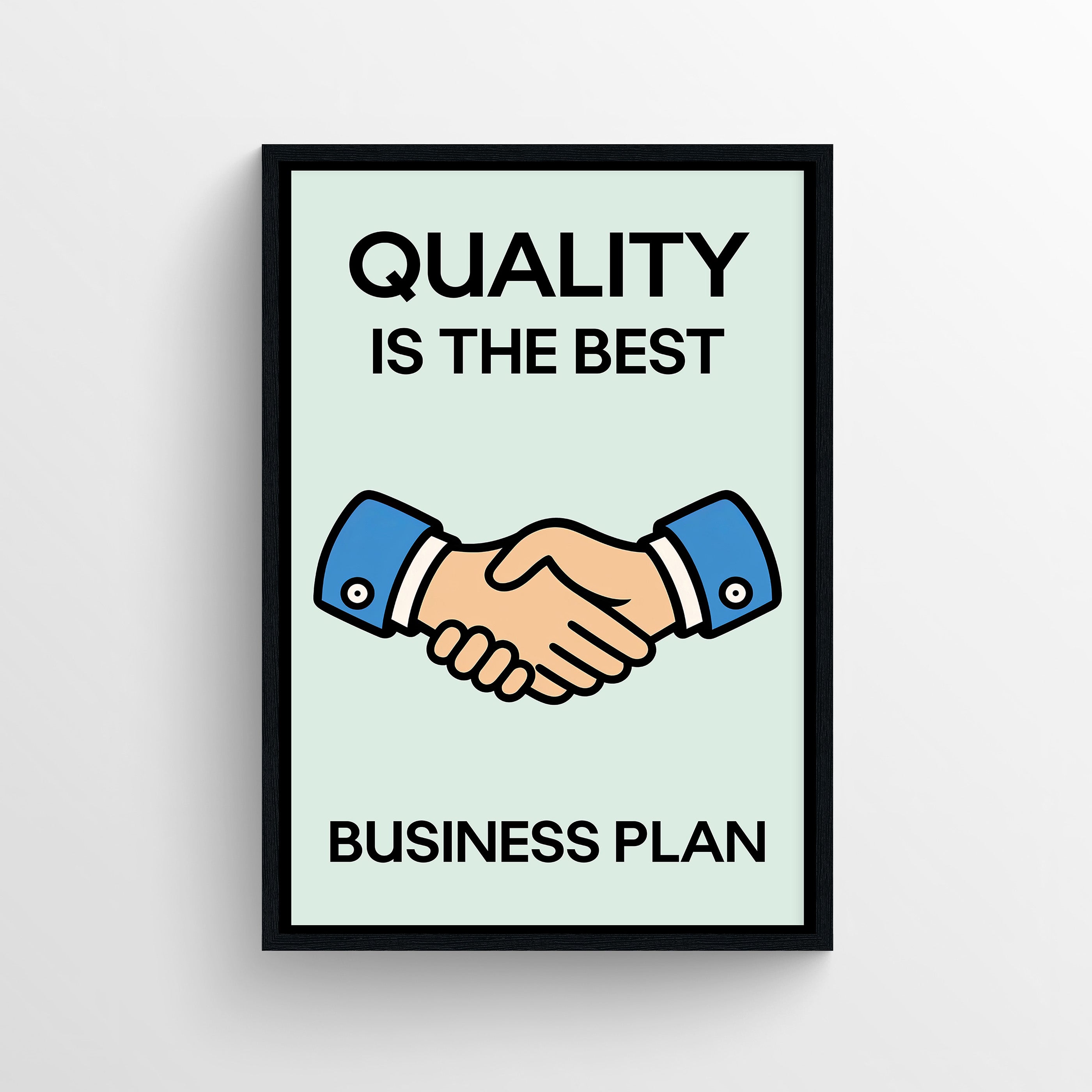 Quality Wins Monopoly Poster | Inspirational Decor - CollegeWares
