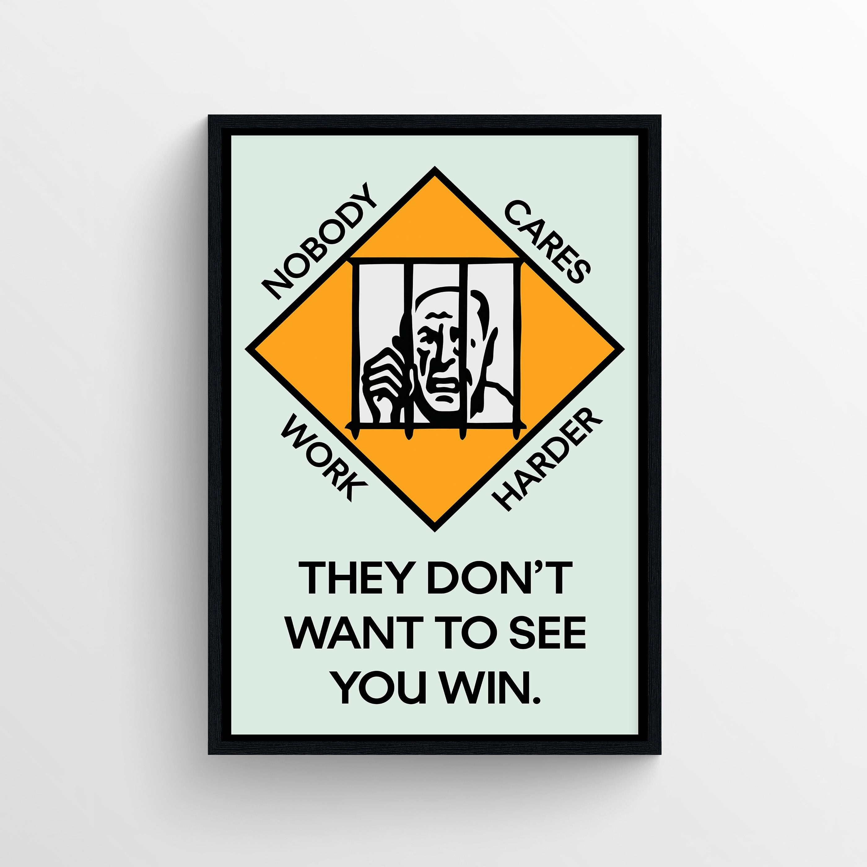 Relentless Grind Monopoly Poster | Inspirational Decor - CollegeWares
