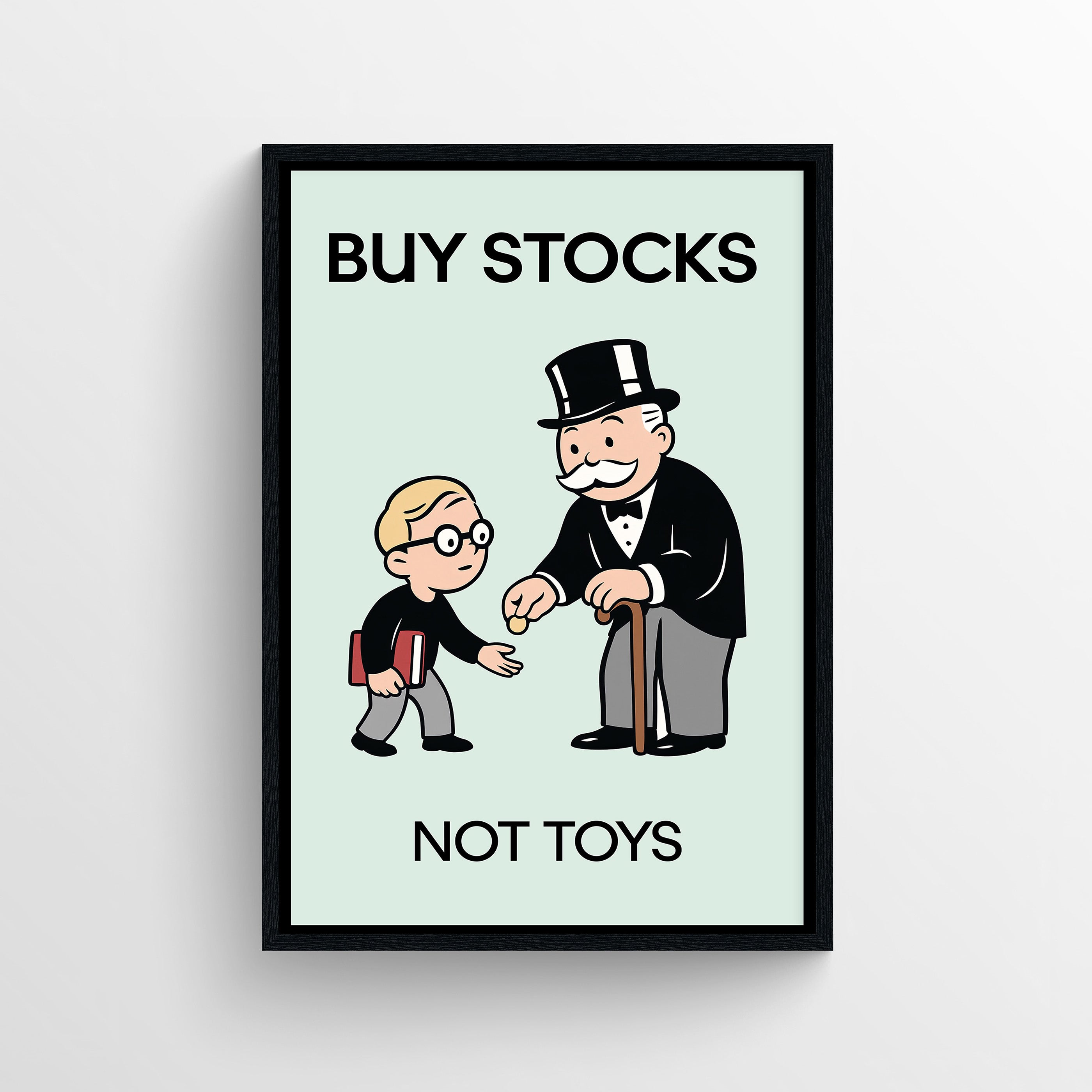Smart Money Monopoly Poster | Inspirational Decor - CollegeWares