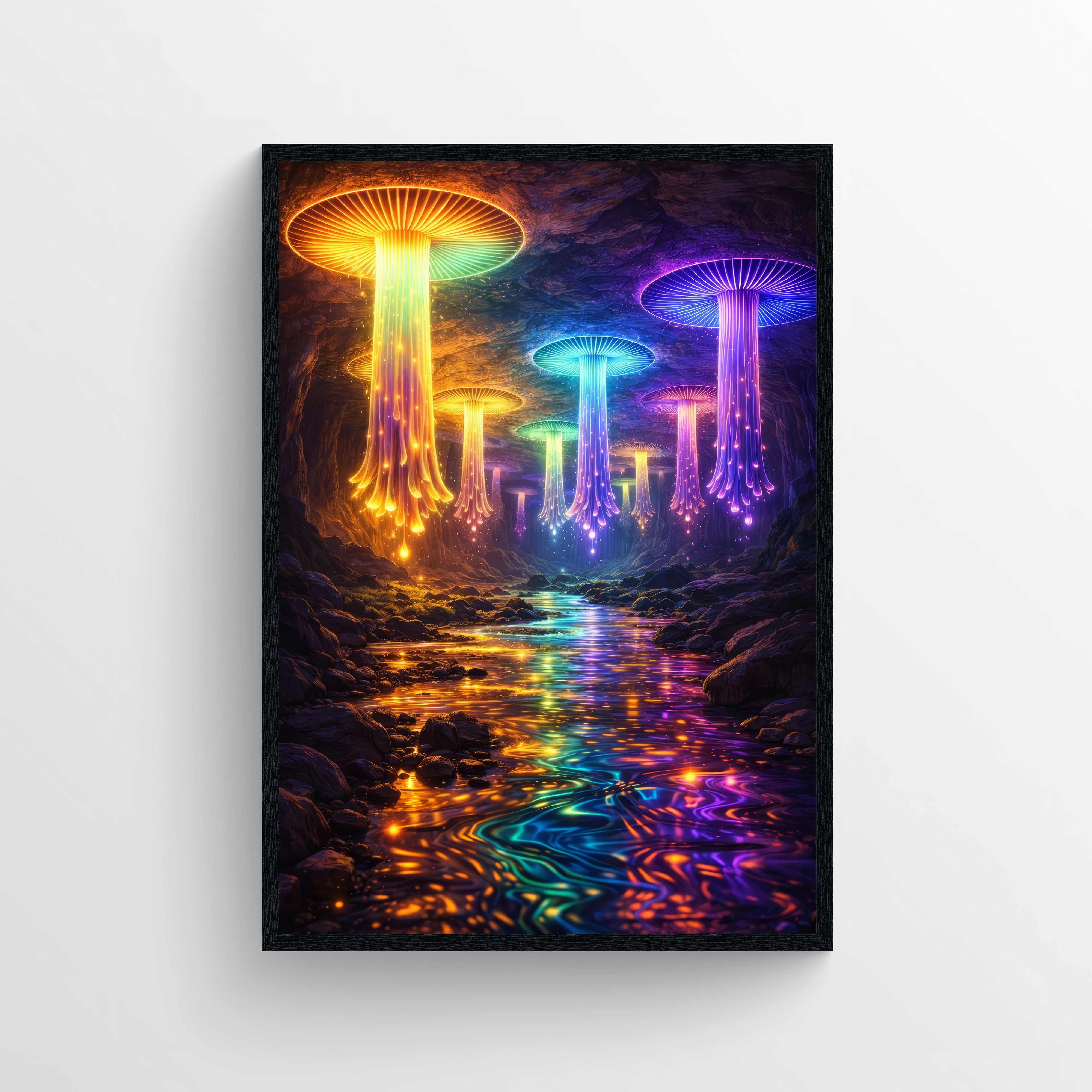Underground Daylight Trippy Poster | Colorful Wall Decor - CollegeWares