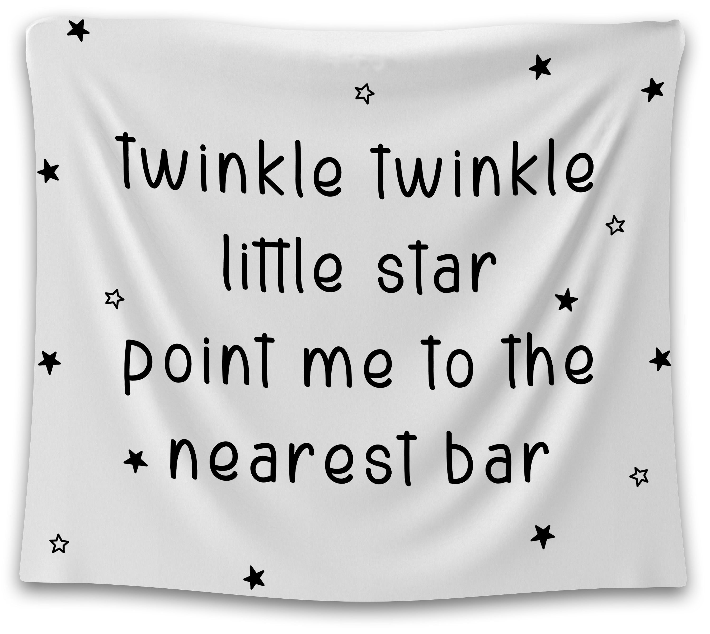 Twinkle Twinkle Bar Tapestry | Funny Girl Decor - CollegeWares